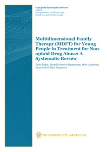 Multidimensional Family Therapy (MDFT) for young people in treatment ...